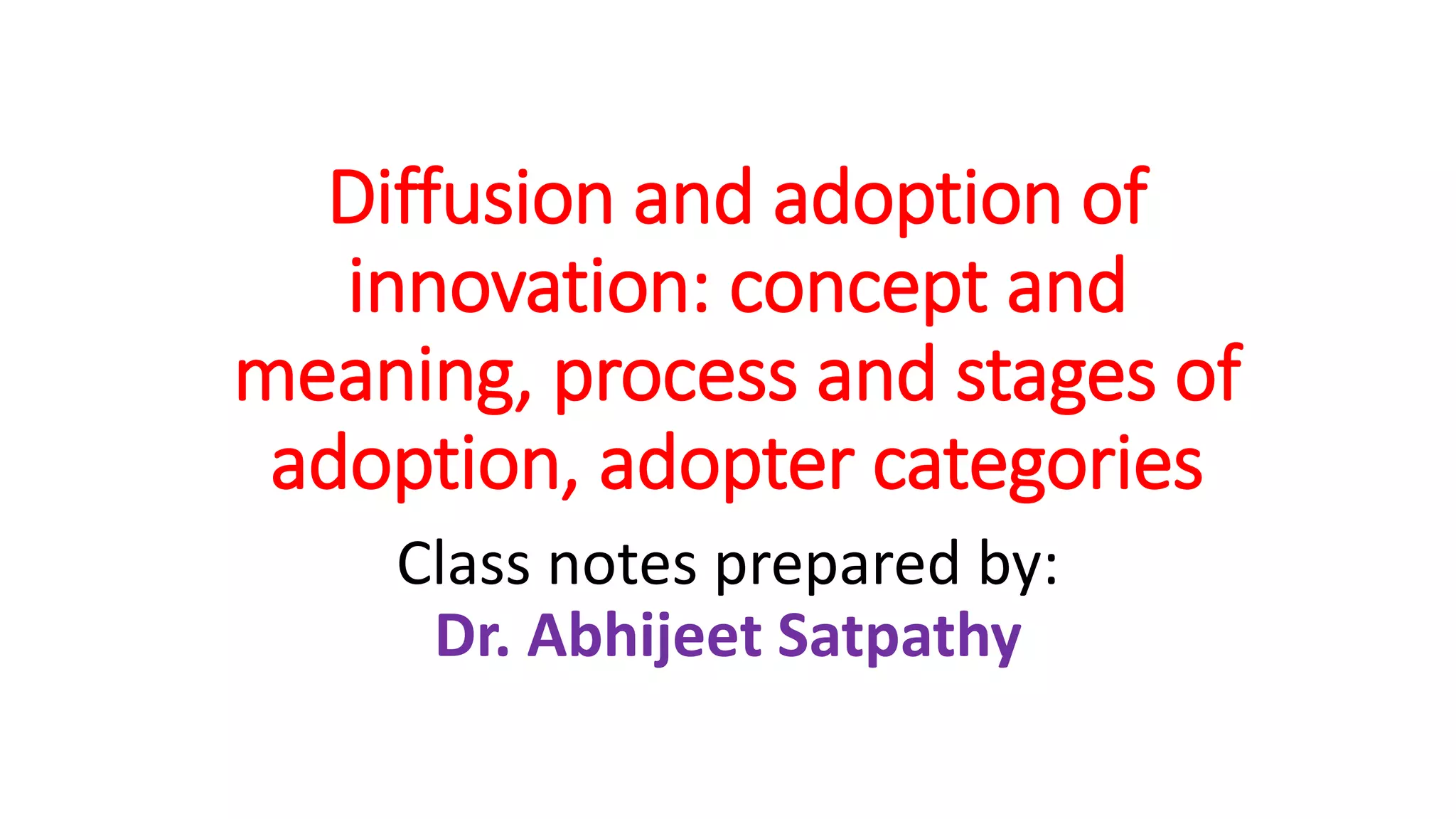 Adoption and diffusion.pptx | Technology & Computing