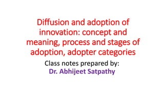 Adoption and diffusion.pptx | Technology & Computing