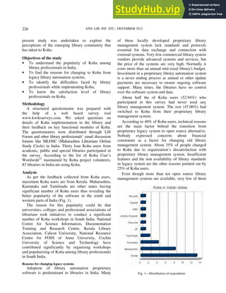 Adoption And User Perceptions Of Koha Library Management System In ...