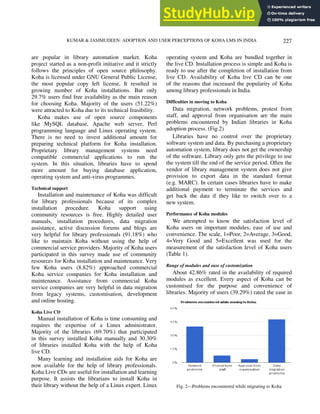 Adoption And User Perceptions Of Koha Library Management System In India | PDF