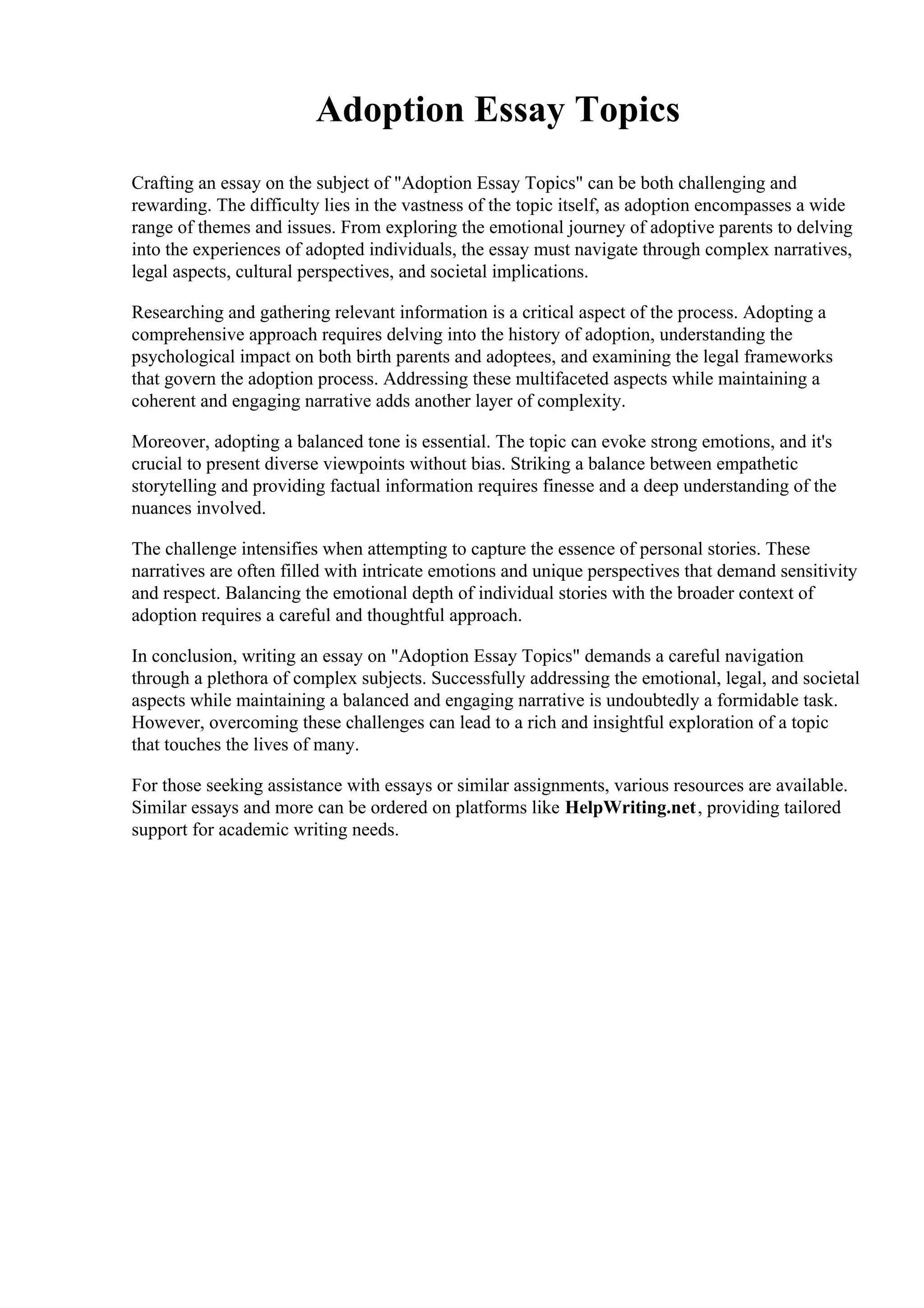 Adoption Essay Topics.pdf