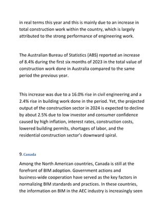 Which Countries Lead the Global Adoption of BIM? | PDF
