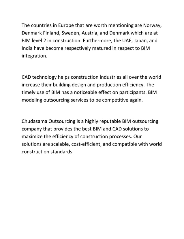 Which Countries Lead the Global Adoption of BIM? | PDF