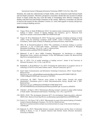 Adoption of Mobile Banking in Saudi Arabia : An Emprical Evaluation ...