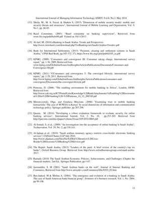 Adoption of Mobile Banking in Saudi Arabia : An Emprical Evaluation Study | PDF