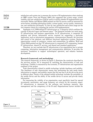 Adoption Of Mobile Technology In Business A Fit-Viability Model | PDF
