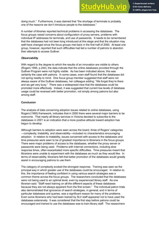 Adoption Of Online Databases In Public Libraries An Australian Case ...