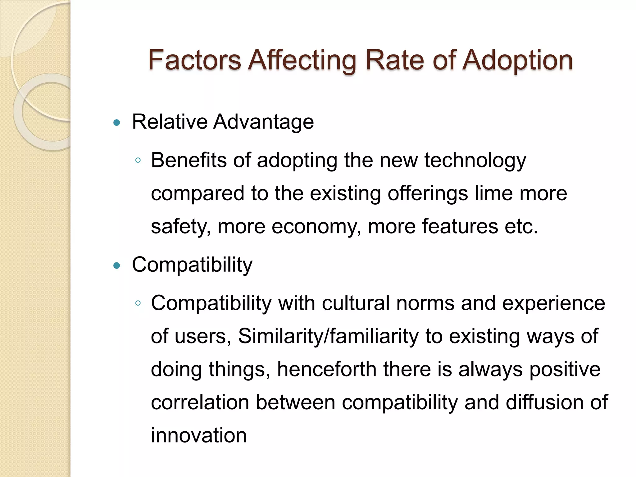 Adoption process and adopter categories | PPTX