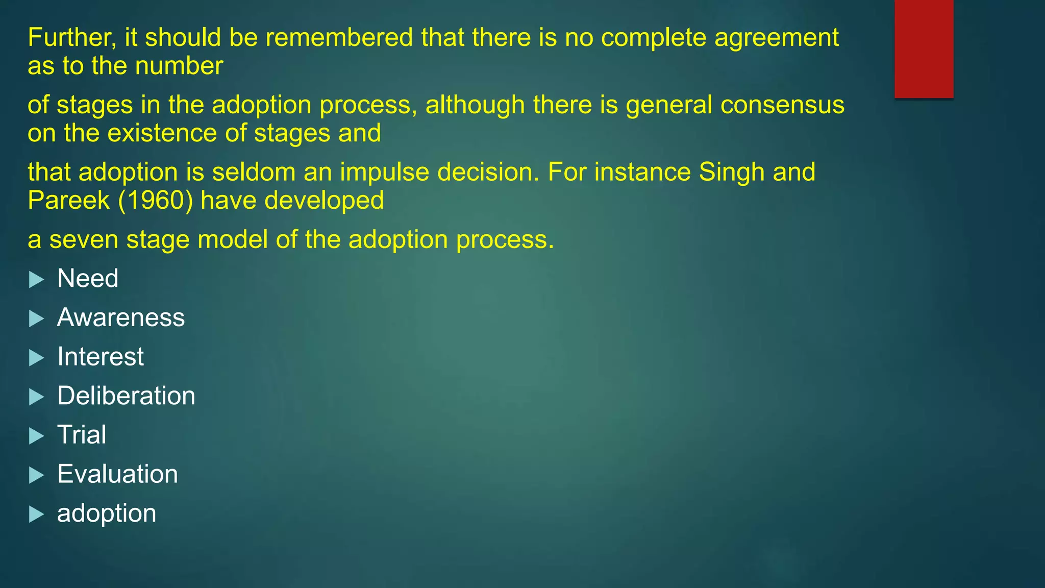 Adoption process and stages | PPTX