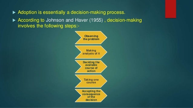 Adoption process and stages