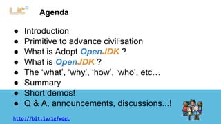 Adopt OpenJDK presentation (slide deck) | PPT