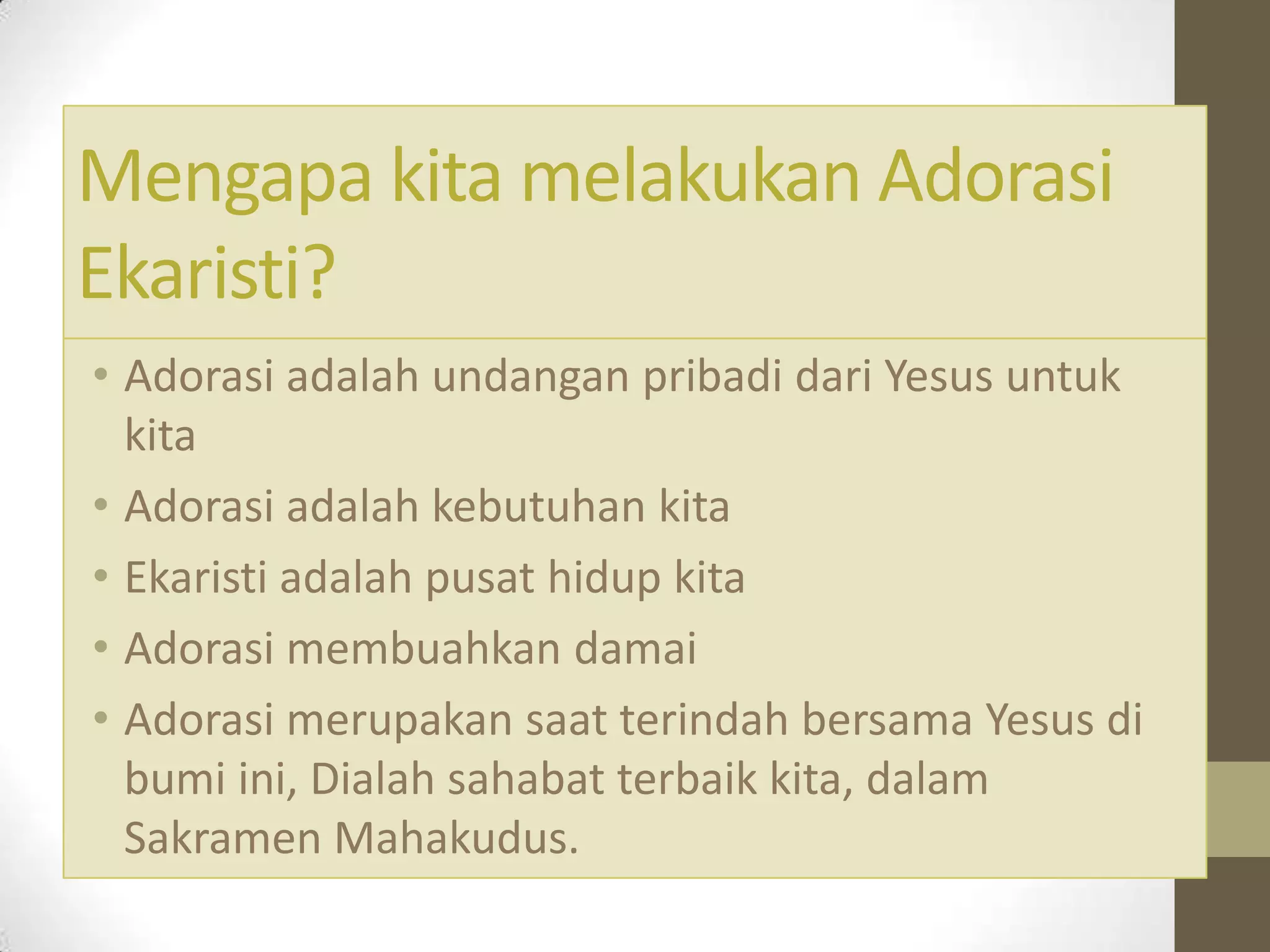Adorasi | PPTX