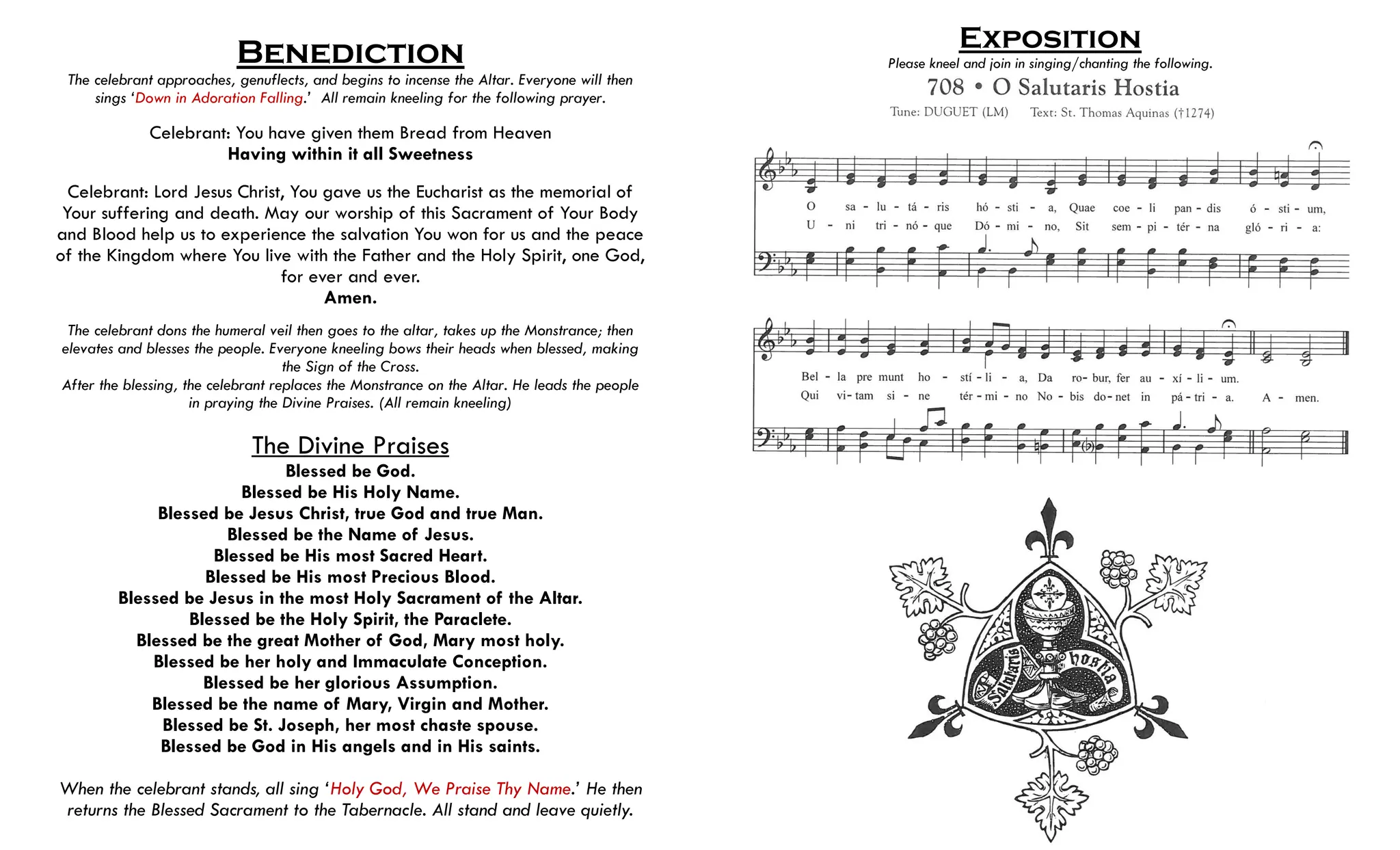 Adoration_ Booklet._catholic daily prayerspdf | PDF