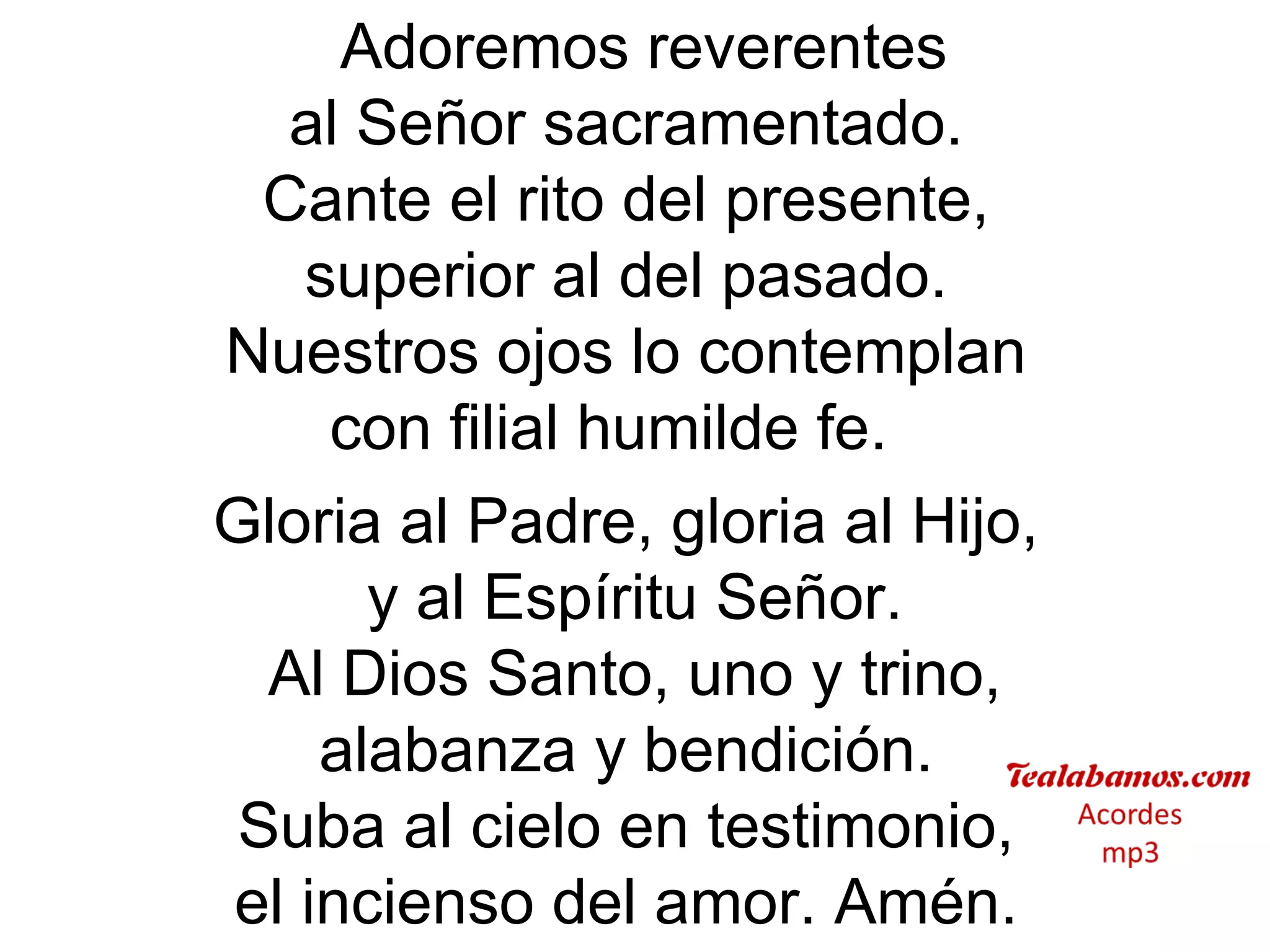 Adoremos reverentes | PPS