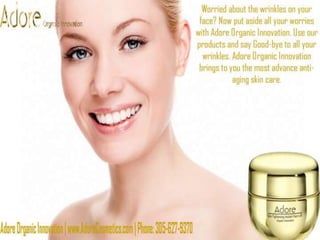 Adore Organic Innovation Anti Aging | POTX