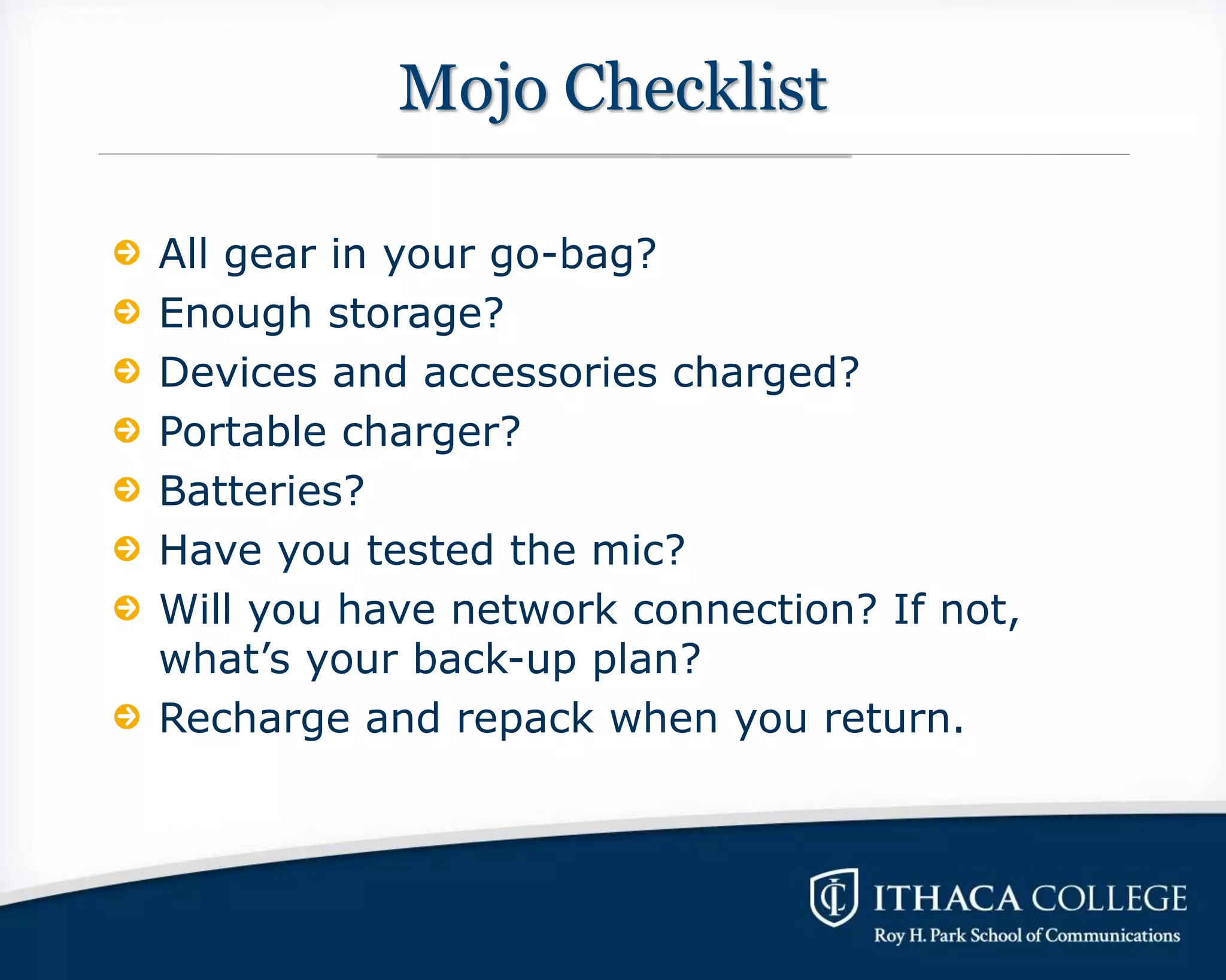 Mobile Journalism: Tips, Gear, and Assignments | PPTX | Smartphones ...