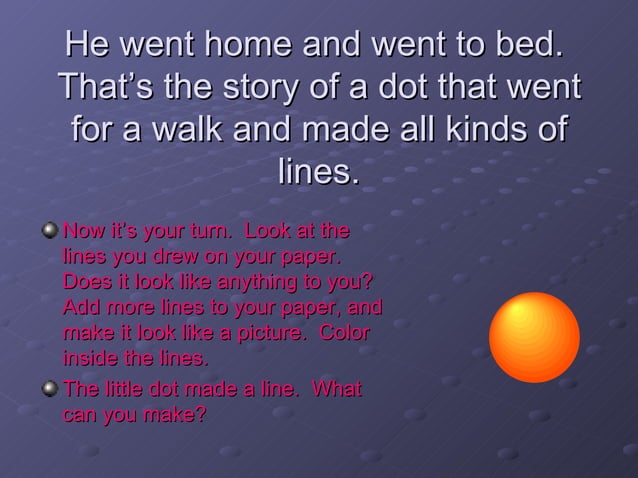 A Line is a Dot That Went for a Walk | PPT | Drawing and Sketching ...