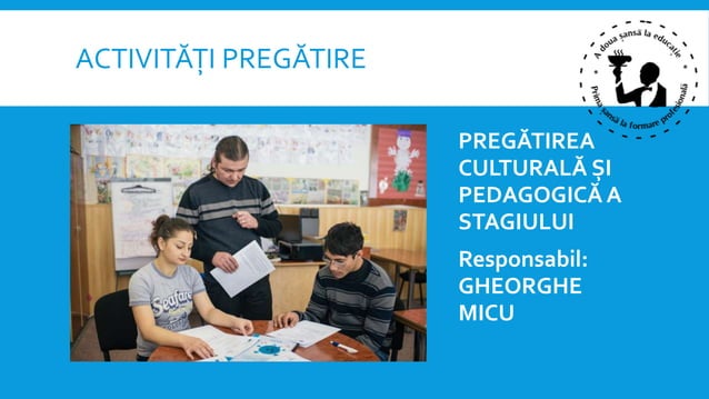 A doua șansă la educație – prima șansă la formare profesionala | PPT
