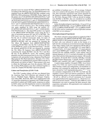 A Double Point Mutation In The Selectivity Filter Site | PDF ...