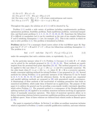 A Douglas Rachford Splitting Method For Solving Equilibrium Problems | PDF | Physics | Science