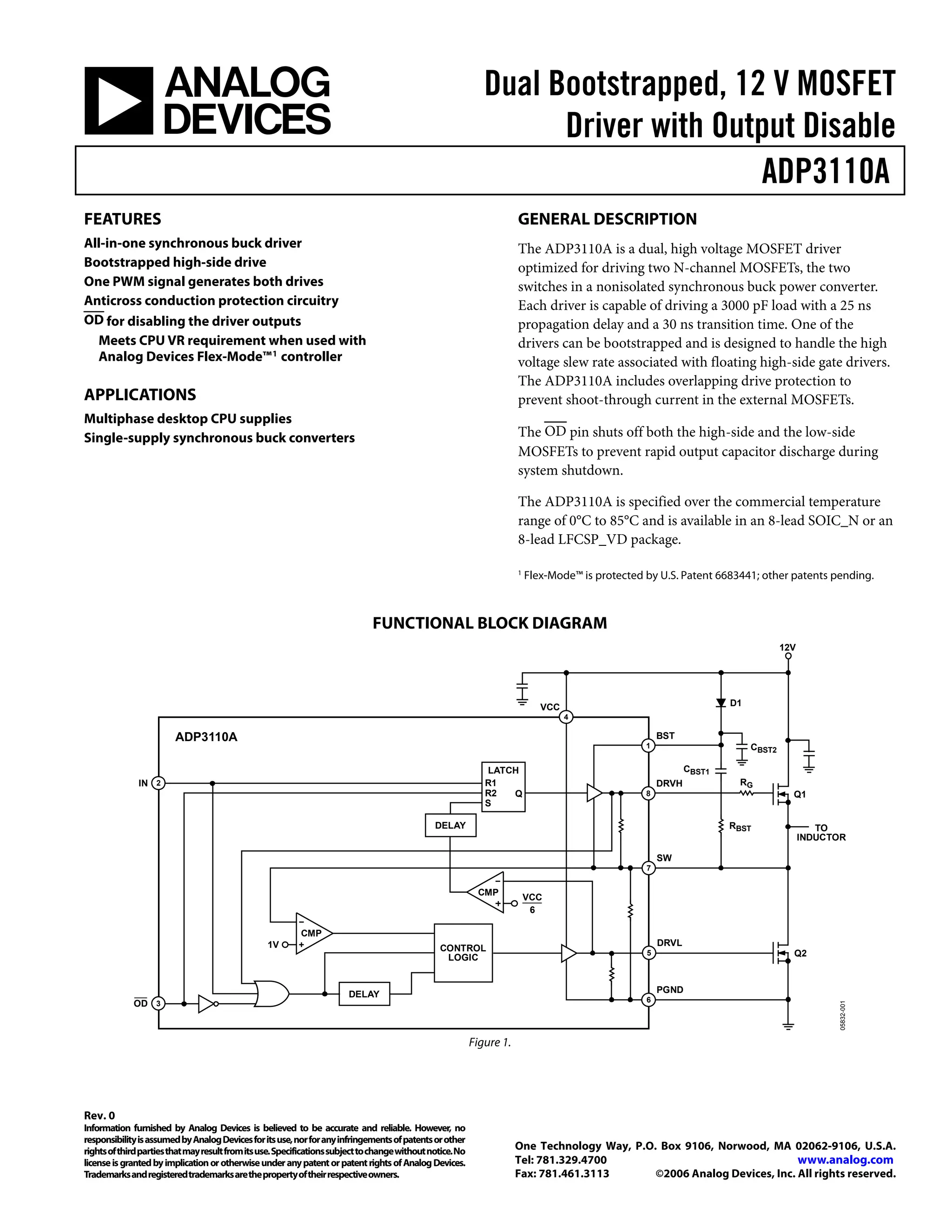 Original Mosfet Driver 3110A ADP3110AKRZ-RL 3110 SOP-8 New | PDF