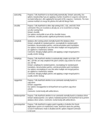 Adpatch options | PDF