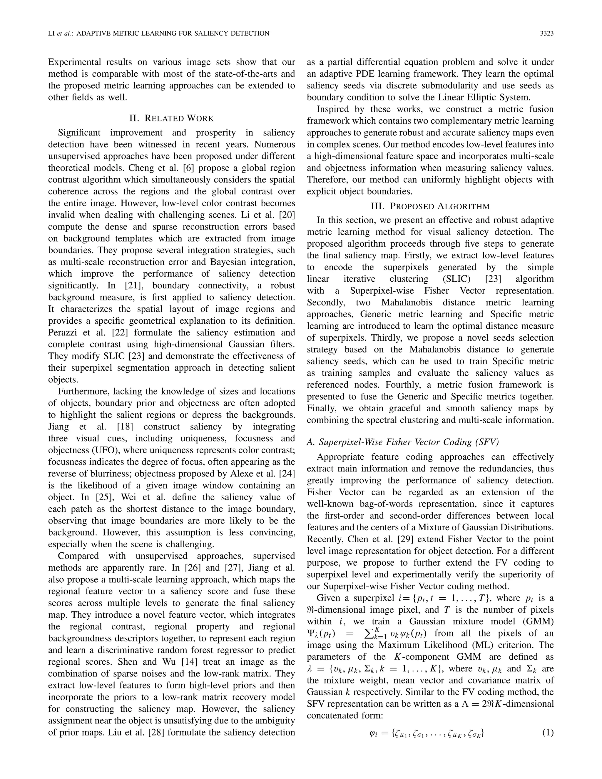 adaptive metric learning for saliency detection base paper | PDF