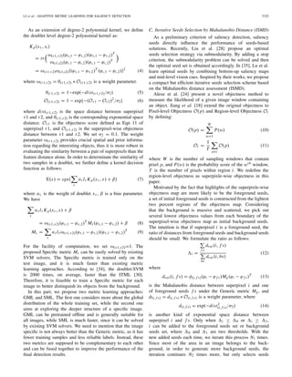 adaptive metric learning for saliency detection base paper | PDF