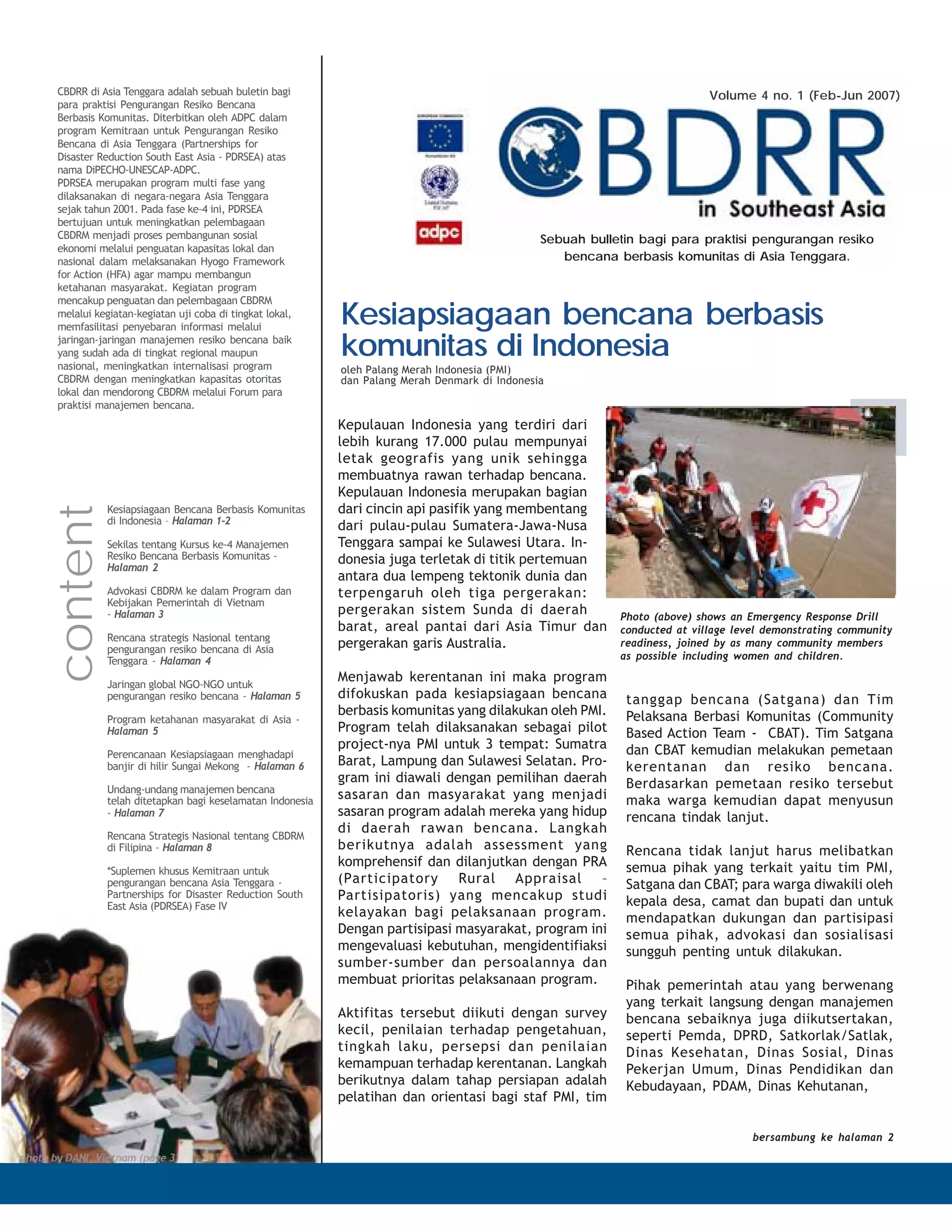 Adpc dms-pdrsea4-newsletter vol4no1-idn-2007 | PDF