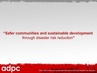 About ADPC | PPT