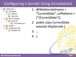 ADP - Chapter 2 Exploring the java Servlet Technology | PPT