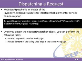 ADP- Chapter 3 Implementing Inter-Servlet Communication | PPT