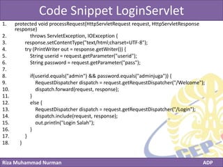 ADP- Chapter 3 Implementing Inter-Servlet Communication | PPT