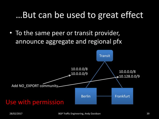 BGP Peering Strategy and Data | PPT