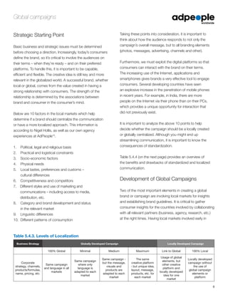 Global Campaign Strategy and Development | PDF