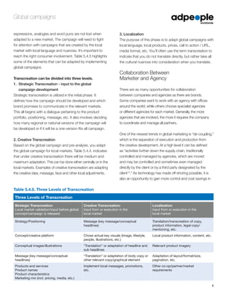 Global Campaign Strategy and Development | PDF