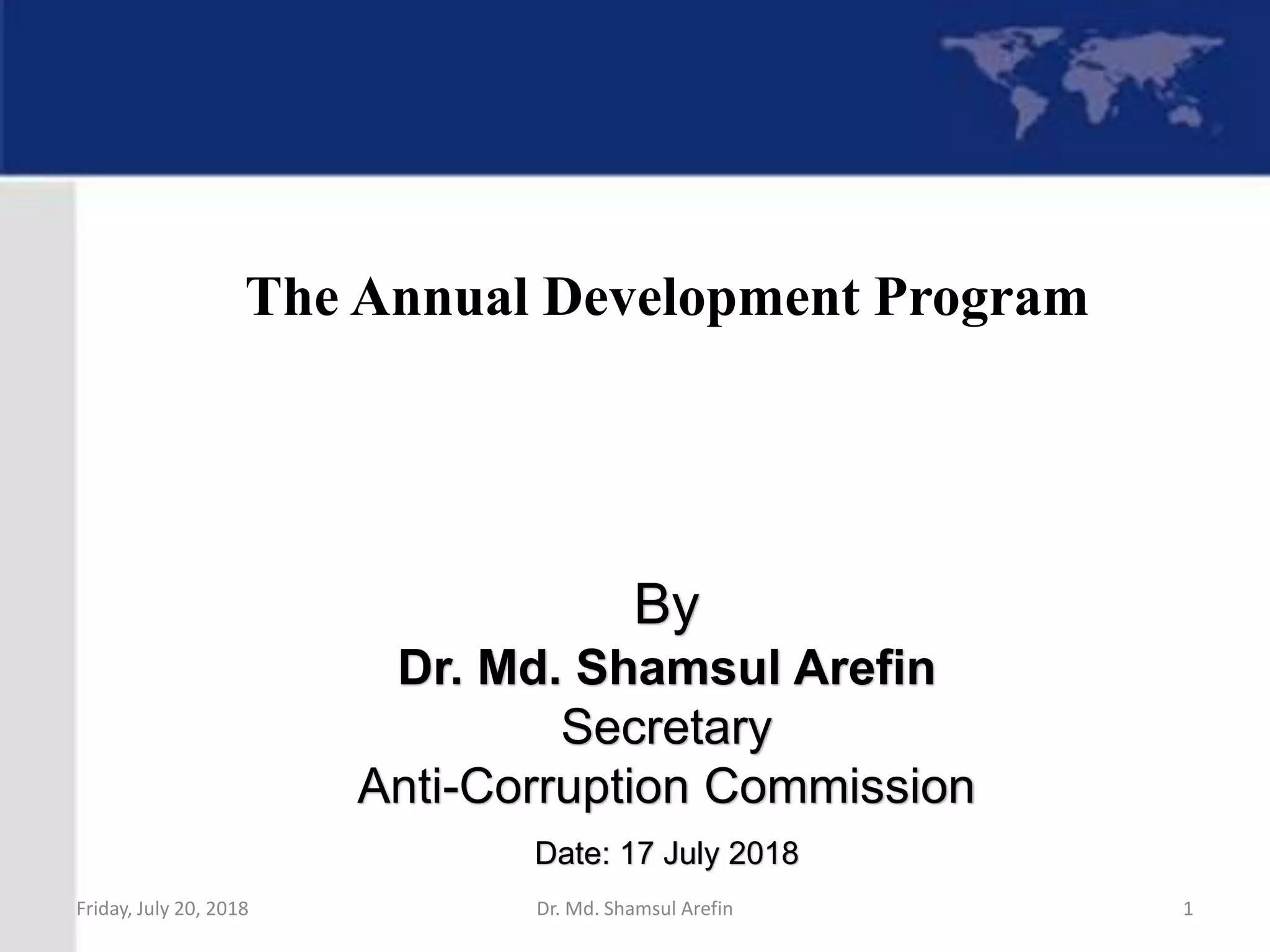 Adp formulation and planning process 17 07-2018 planning academy | PPTX