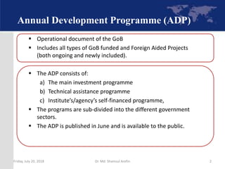 Adp formulation and planning process 17 07-2018 planning academy | PPT