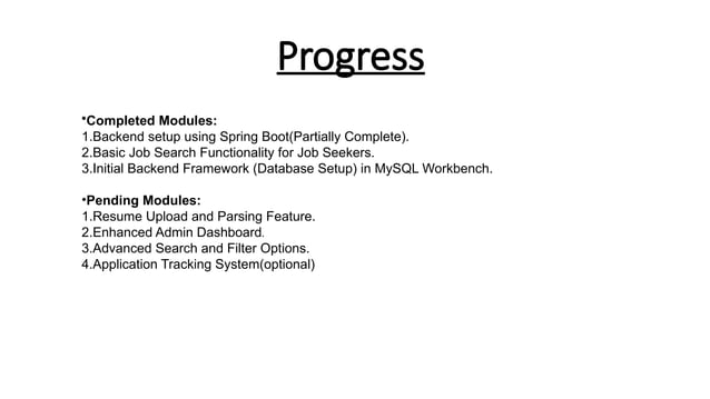 Online Job Portal With Springboot And React Ppt