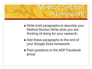 ADP L4 Methods | PPT