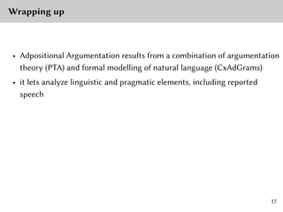 Adpositional Argumentation: How Logic Originates In Natural ...
