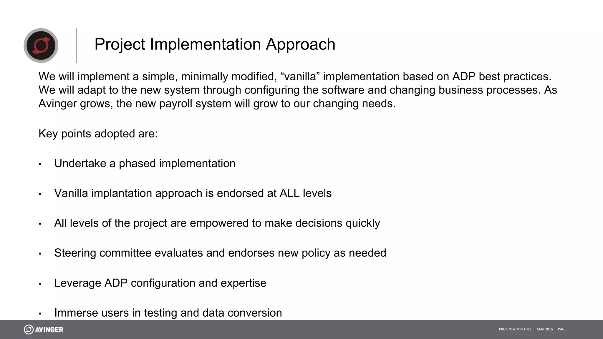 ADP Payroll Project | PPT