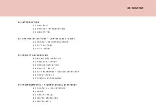 ARCHITECTURE DESIGN REPORT SEM 6 | PPTX
