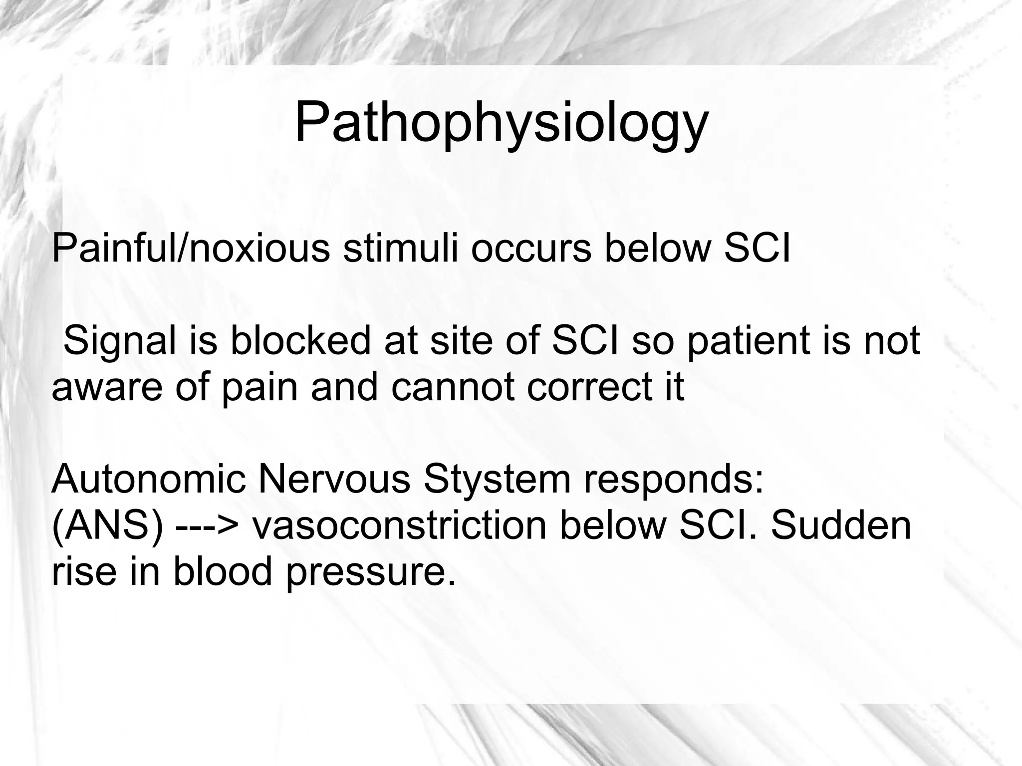 Autonomic Dysreflexia: Nursing Care | ODP