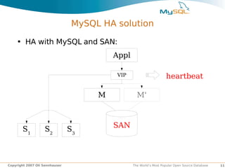 MySQL High-Availability and Scale-Out architectures | PPT