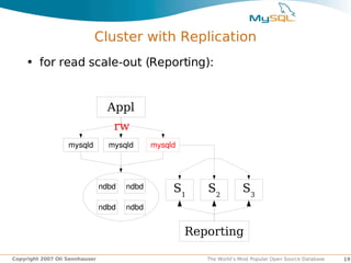 MySQL High-Availability and Scale-Out architectures | PPT