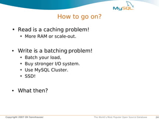 MySQL High-Availability and Scale-Out architectures | PPT