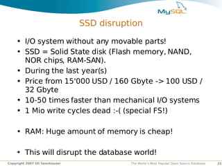 MySQL High-Availability and Scale-Out architectures | PPT