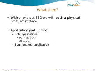 MySQL High-Availability and Scale-Out architectures | PPT