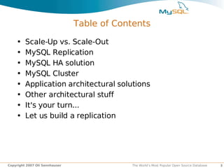 MySQL High-Availability and Scale-Out architectures | PPT